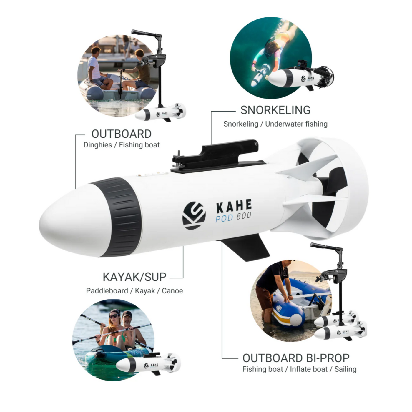 KAHE POD 600 Underwater Jet For kayak/sup — zoppinh
