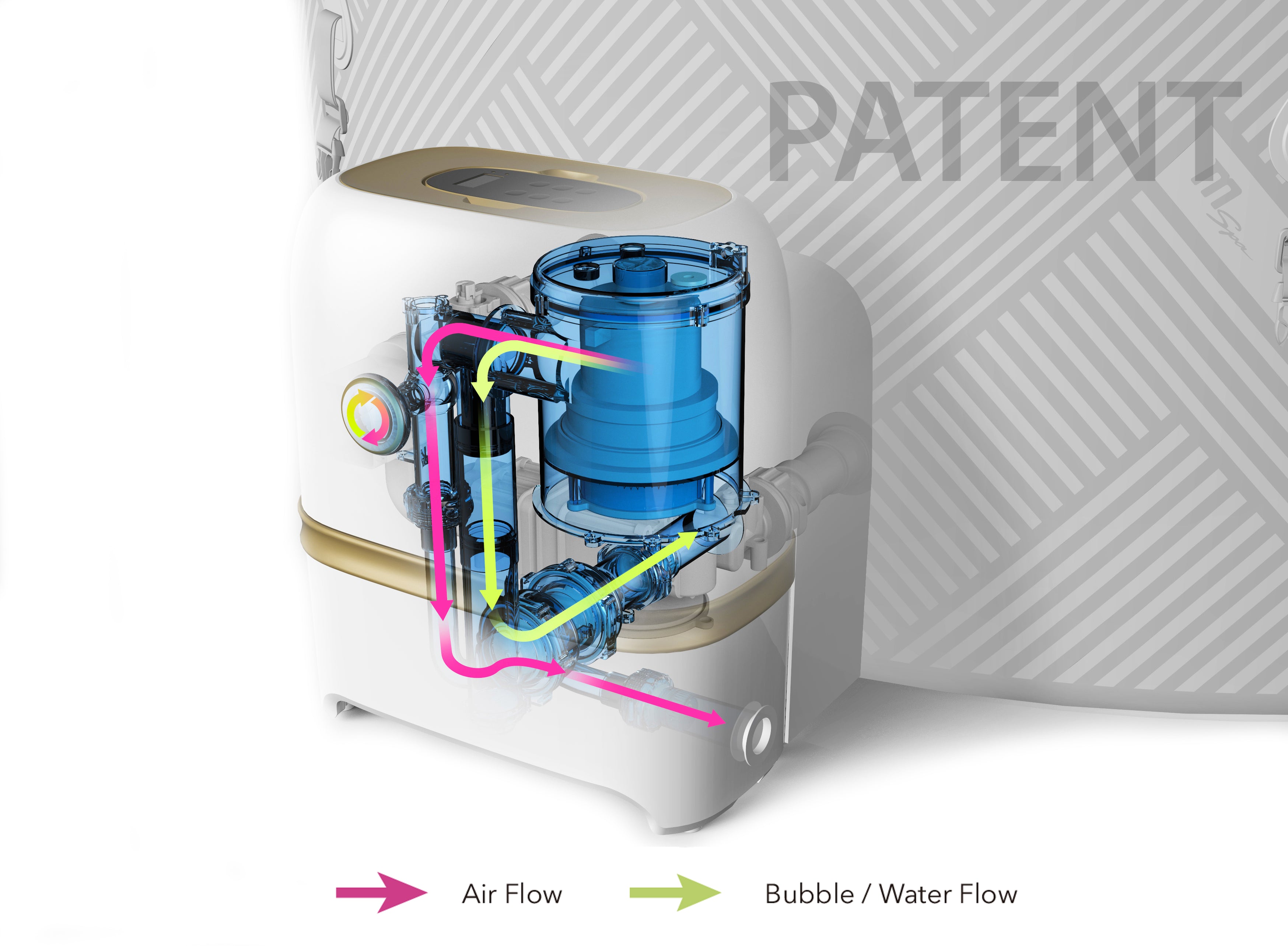 MSPA CAMARO, PREMIUM SERIES, Inflatable Hot Tub & Spa, 138 Air Bubble ...